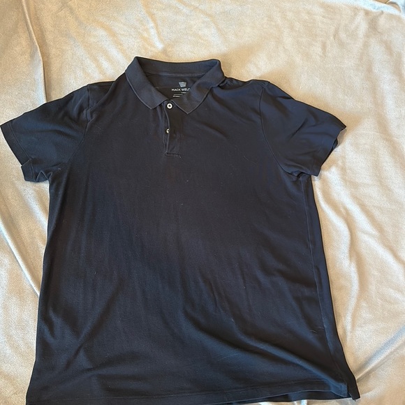 Mack Weldon | Shirts | Mack Weldon Black Collard Polo Shirt | Poshmark